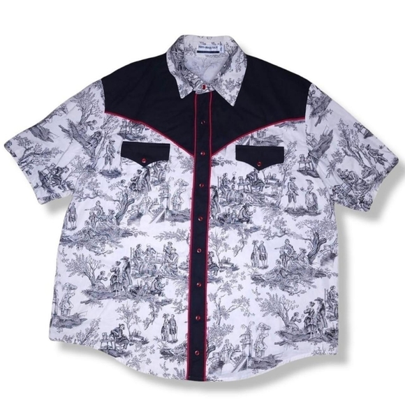 judy masliyah | Shirts | Rare Judy Masliyah Skeleton Snap Button Up ...